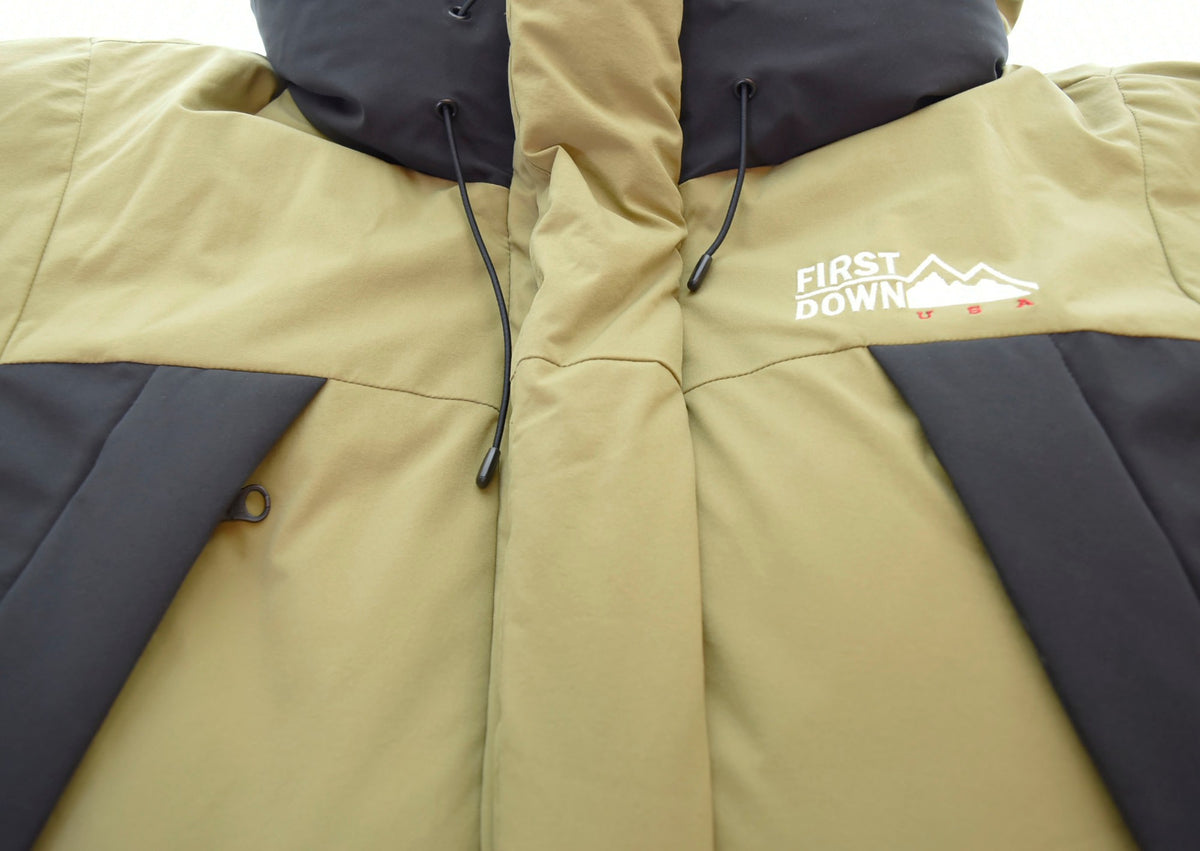 ファーストダウン FIRST DOWN FREAK’S STORE 別注 ダウンジャケット カーキ 193-1516 ジャケット カーキ Sサイズ 103MT-1371 | 古着通販のドンドンサガール