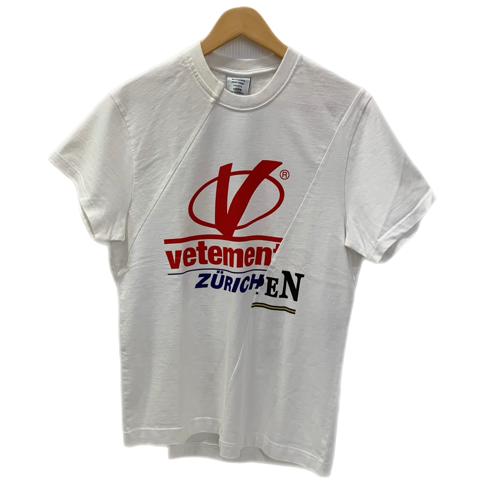 ヴェトモン tシャツ s ヴェトモン サイズ:S WSS18TR7 ロゴプリントT